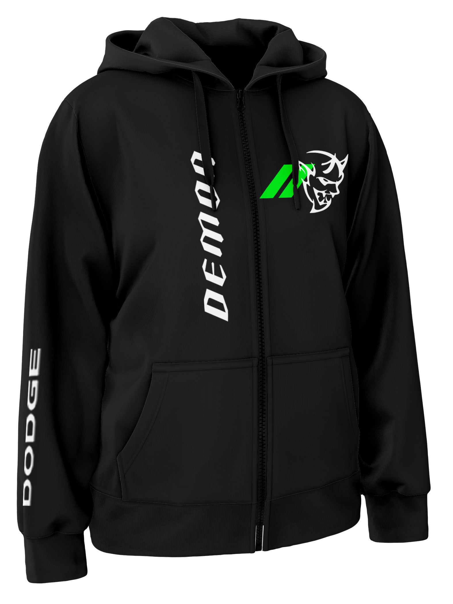Dodge Demon Zipper Hoodie – Dodge apparel,merchandise, Dodge Hoodies ...